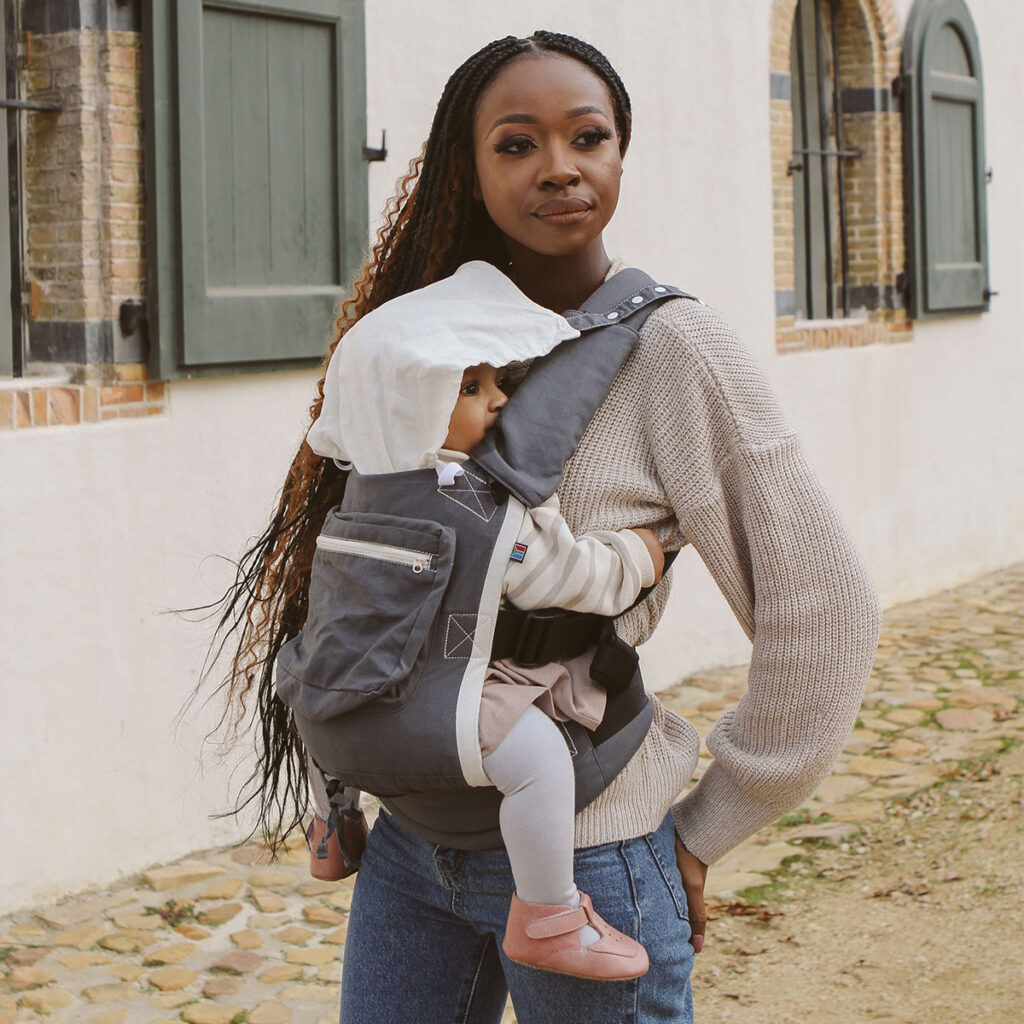 The Stage 1 – Grey | Ubuntu Baba Baby Carriers