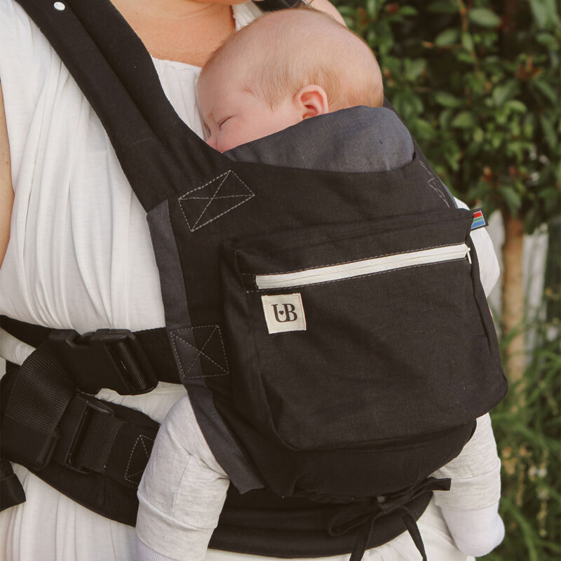 The Stage 1 – Black | Ubuntu Baba Baby Carriers