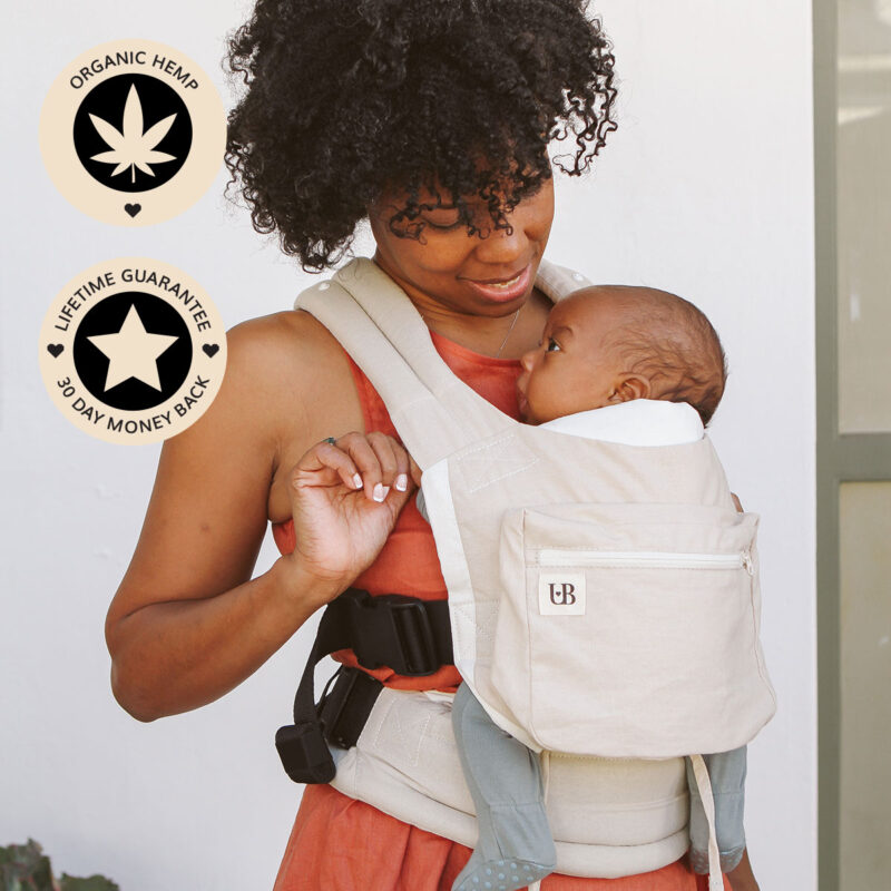 The Stage 1 – Ivory | Ubuntu Baba Baby Carriers